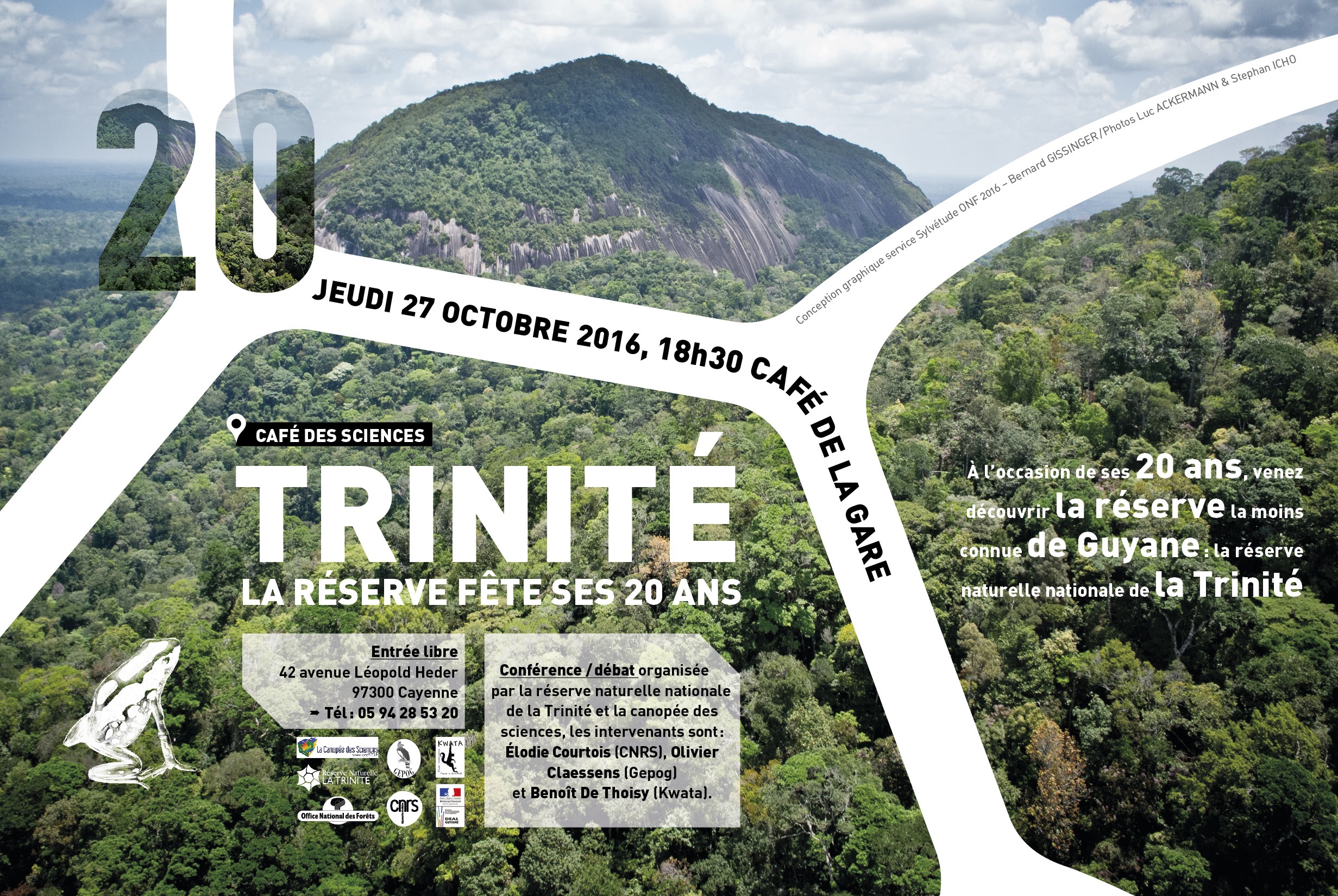 Conférence : la réserve de La Trinité au Café de la gare à Cayenne le ...